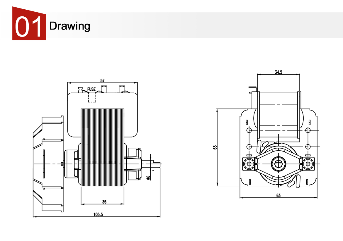 Nebulizer & Vaporizer Shaded Pole Motor