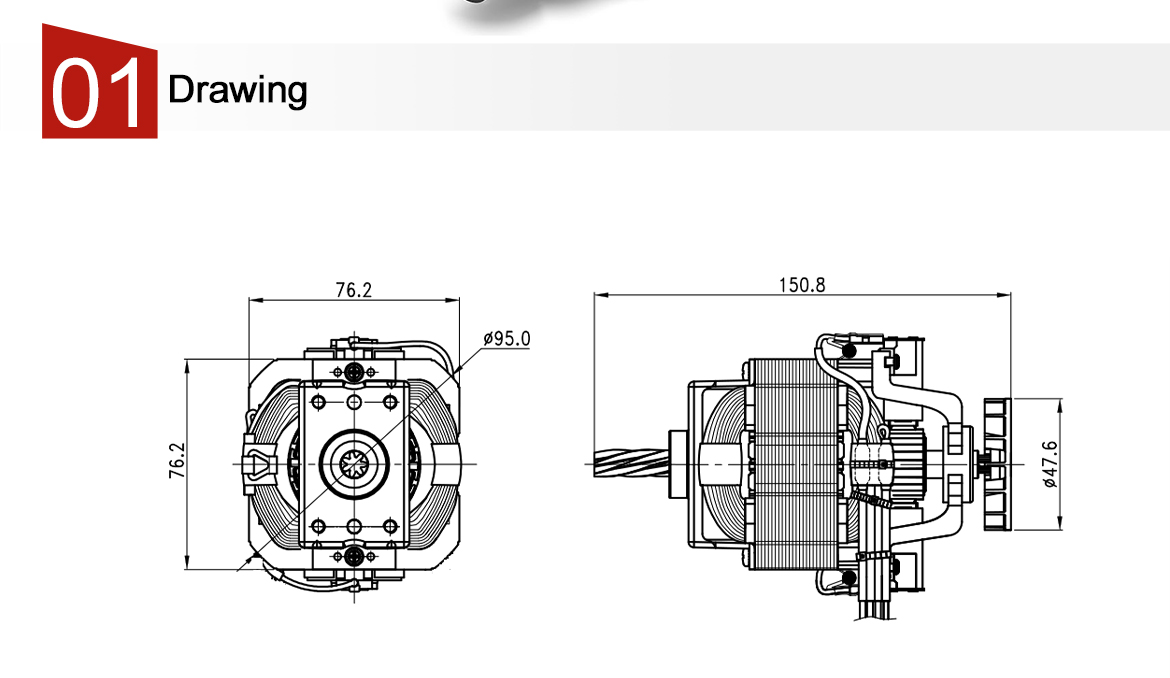 Blender AC Universal Motor