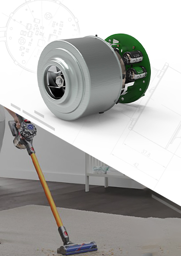 Coreless Vacuum Cleaner Brushless DC Motor