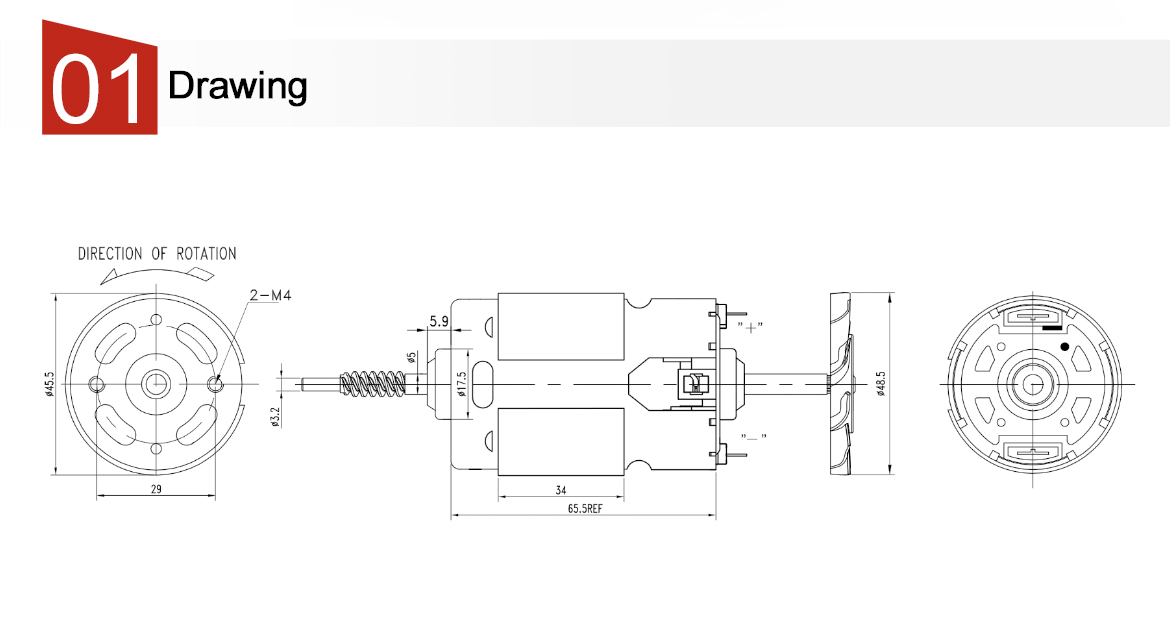 Electric Egg Beater DC Motor